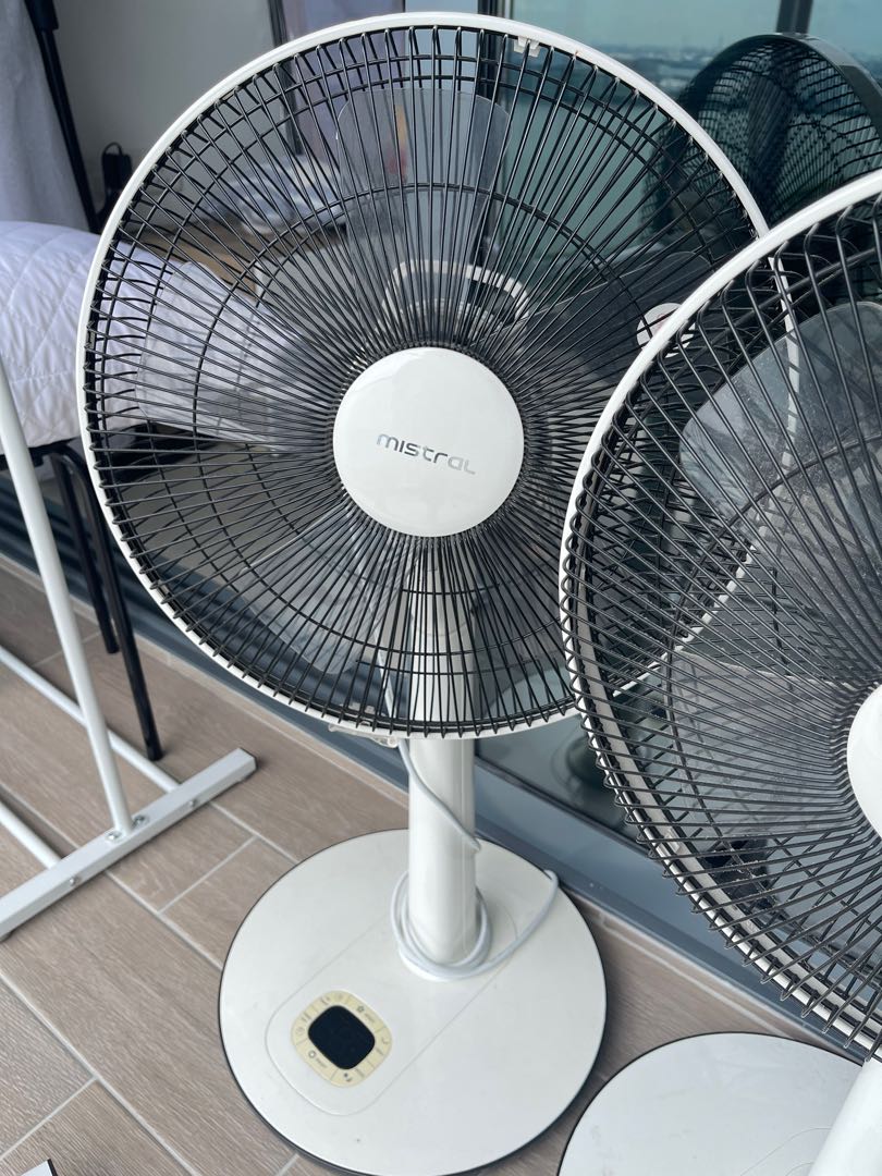 Mistral standing fan MLF3508r noise-free (3 pieces), Furniture & Home ...