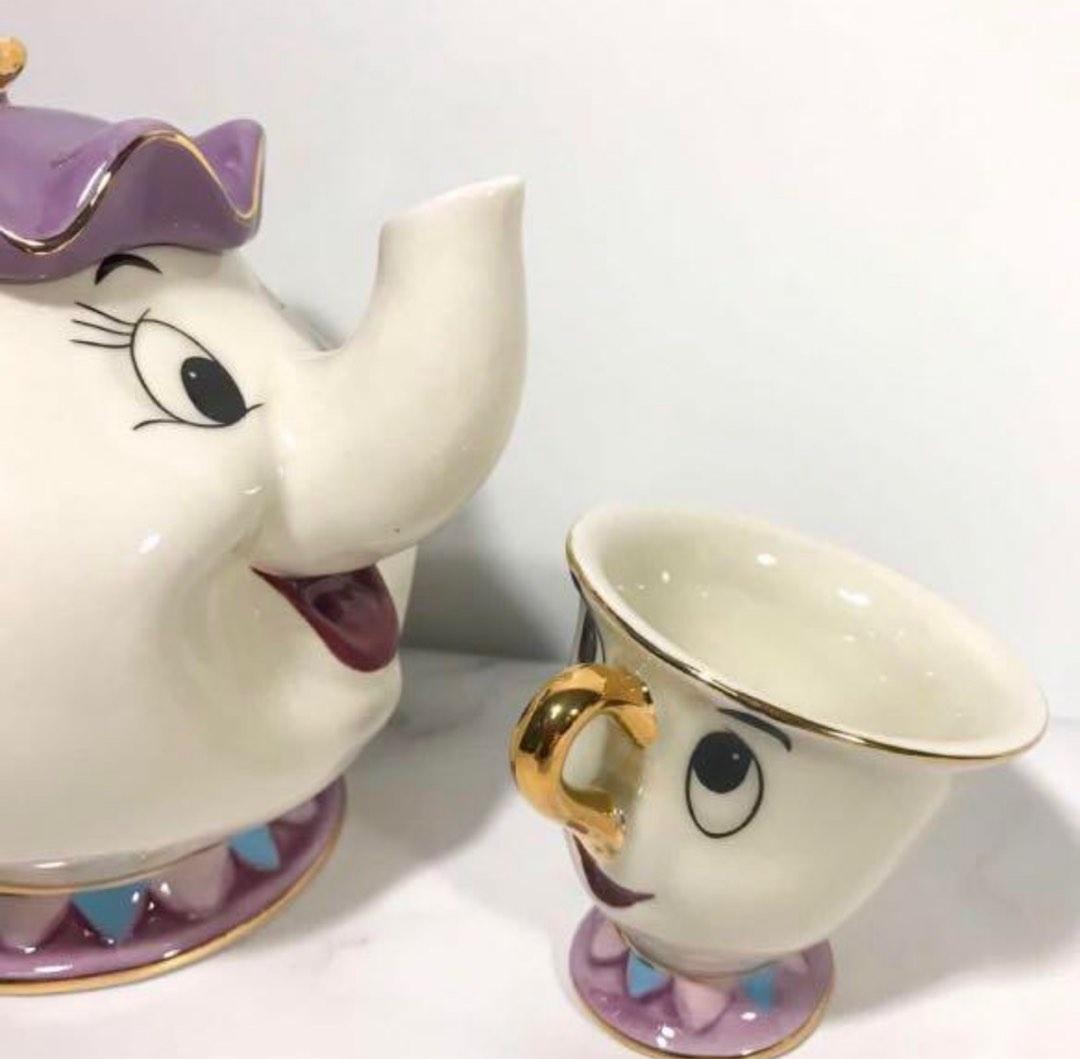 Mrs Potts Teapot & Chip Teacup Set, Furniture & Home Living ...