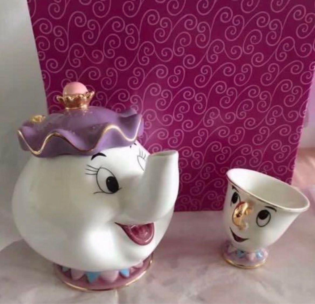 Mrs Potts Teapot & Chip Teacup Set, Furniture & Home Living ...