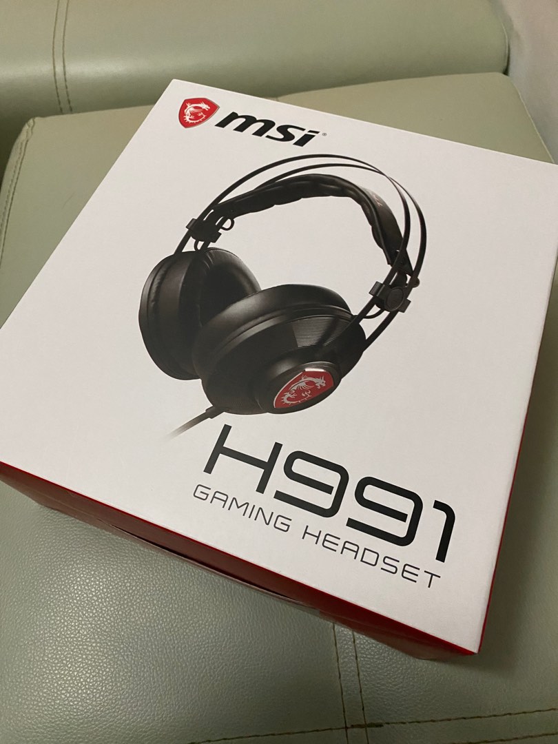 MSI H991 電競耳機 [全新], 音響器材, 頭戴式/罩耳式耳機 - Carousell