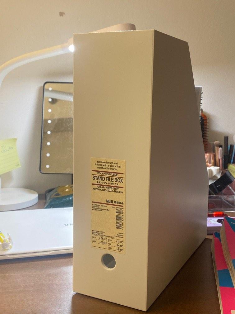 Muji stand file box, Hobbies & Toys, Stationery & Craft, Stationery ...