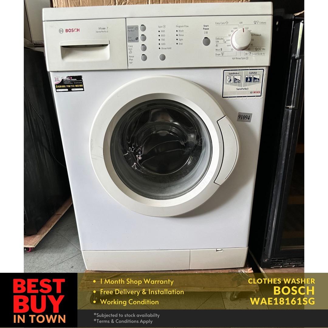 MUST BUY! BOSCH 7KG Front-Loader Washing Machine WAE18161SG (90149), TV ...