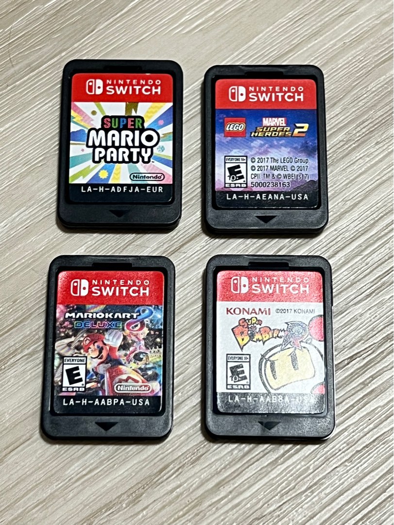 Nintendo switch game - Super Mario Party, Lego Marvel Super Heroes 2 ...