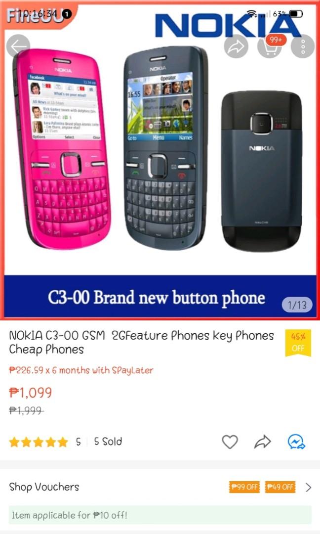 NOKIA C3-00 hot pink, Mobile Phones & Gadgets, Mobile Phones, Android Phones, Android Others on ...
