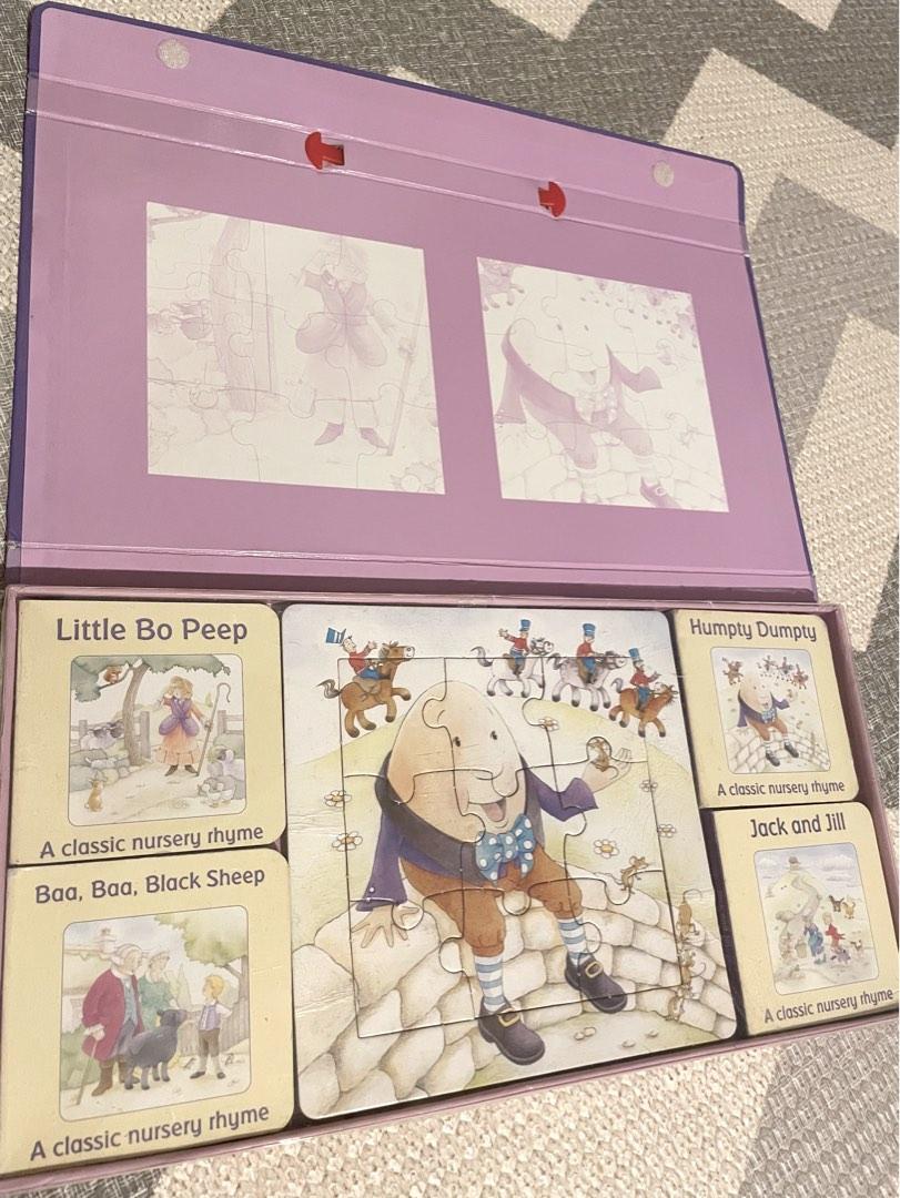 Nursery rhyme jigsaw treasury, Hobbies & Toys, Toys & Games on Carousell