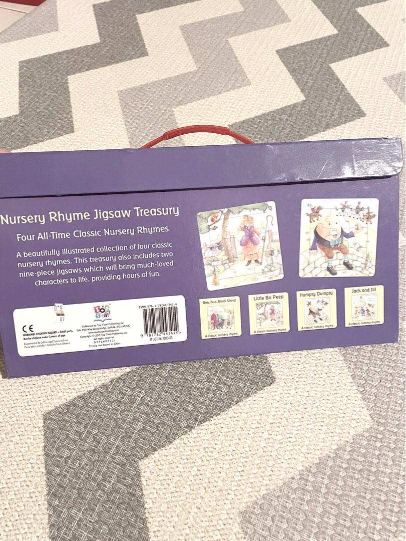 Nursery rhyme jigsaw treasury, Hobbies & Toys, Toys & Games on Carousell