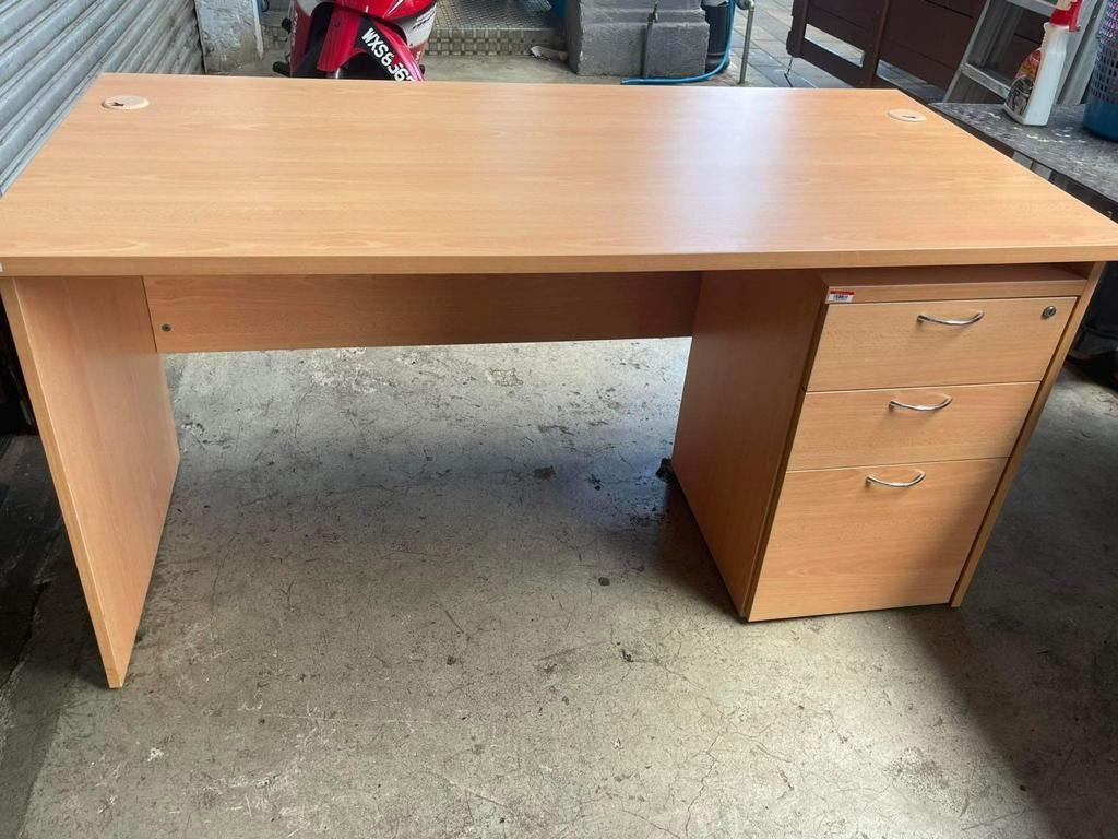 Office Table With Drawer, Furniture & Home Living, Furniture, Tables ...