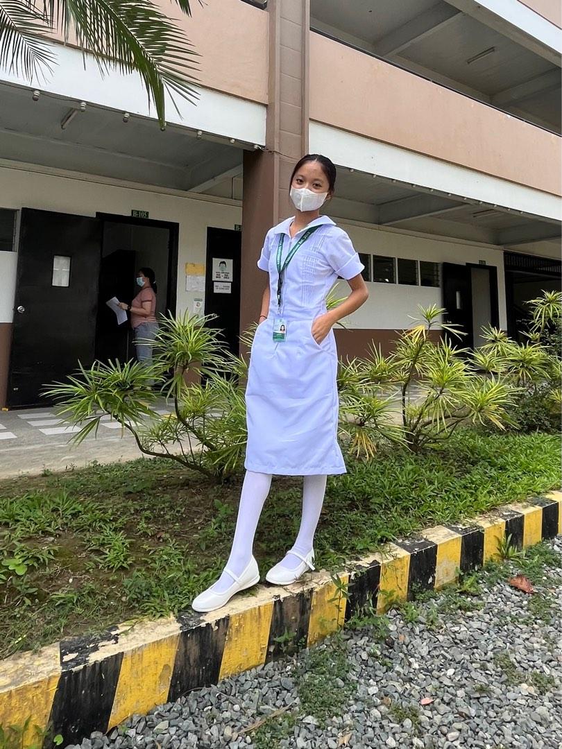 OLFU Nursing Uniform, Women's Fashion, Dresses & Sets, Dresses on Carousell