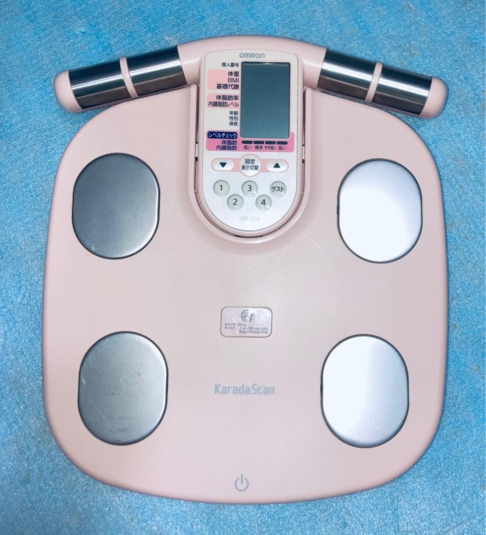OMRON 日版 HBF-356 脂肪磅 歐姆龍 體脂磅 體脂計 karada scan Body Composition Scale, 健康 ...