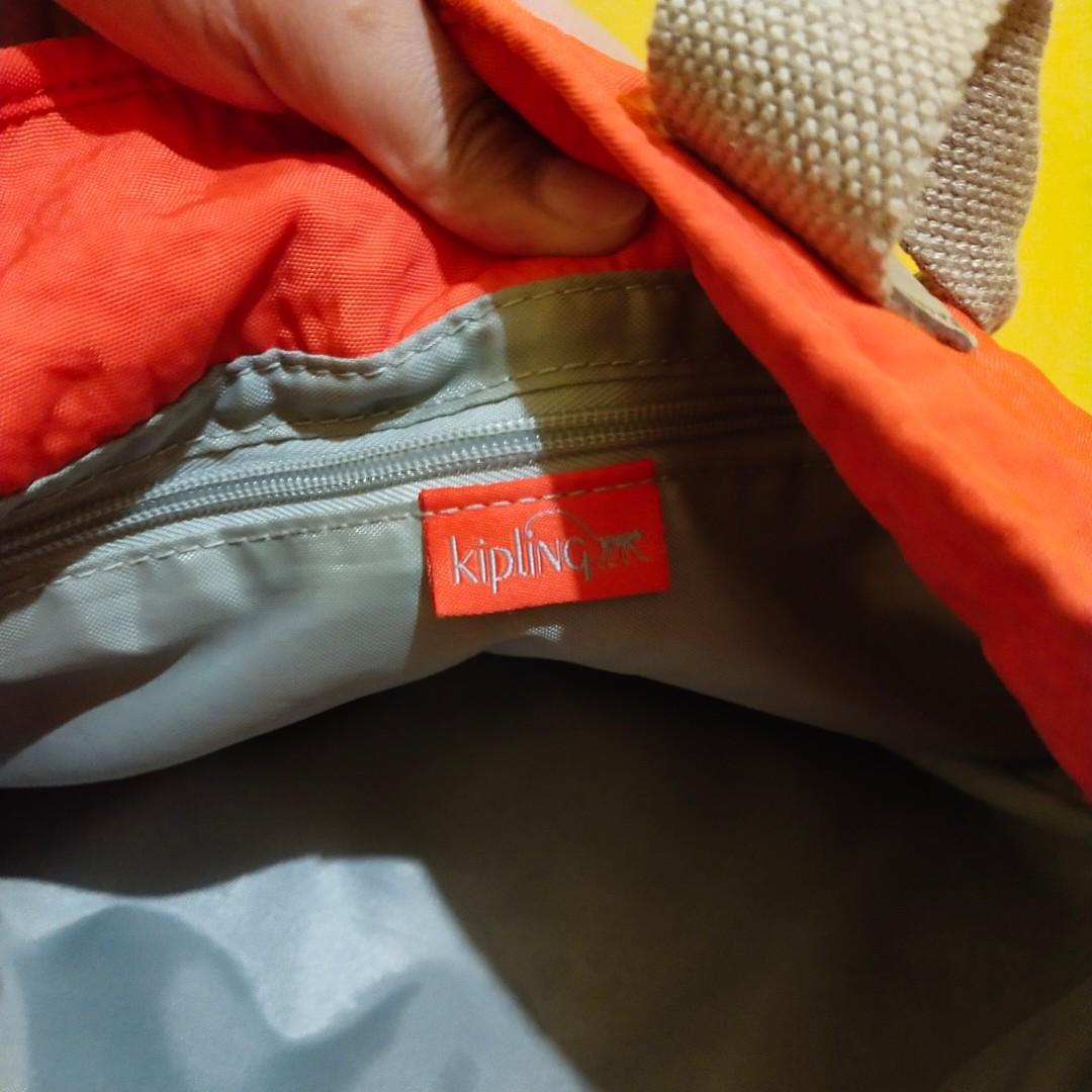 Original Kipling 2 wat sling crossbody bag orange authentic branded ...