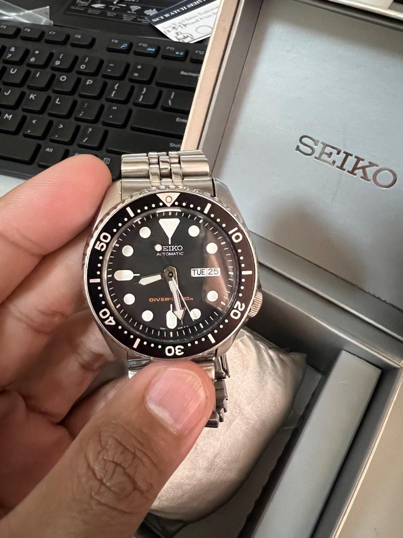 Original Seiko SKX007 - Metal Strap, Men's Fashion, Watches ...