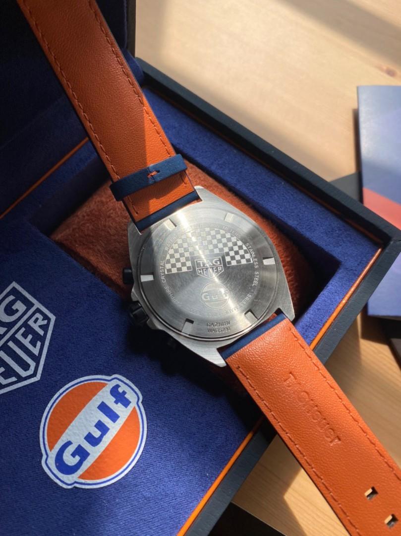 [ORIGINAL] TAG Heuer Formula 1 Quartz Chronograph Gulf Special Edition ...