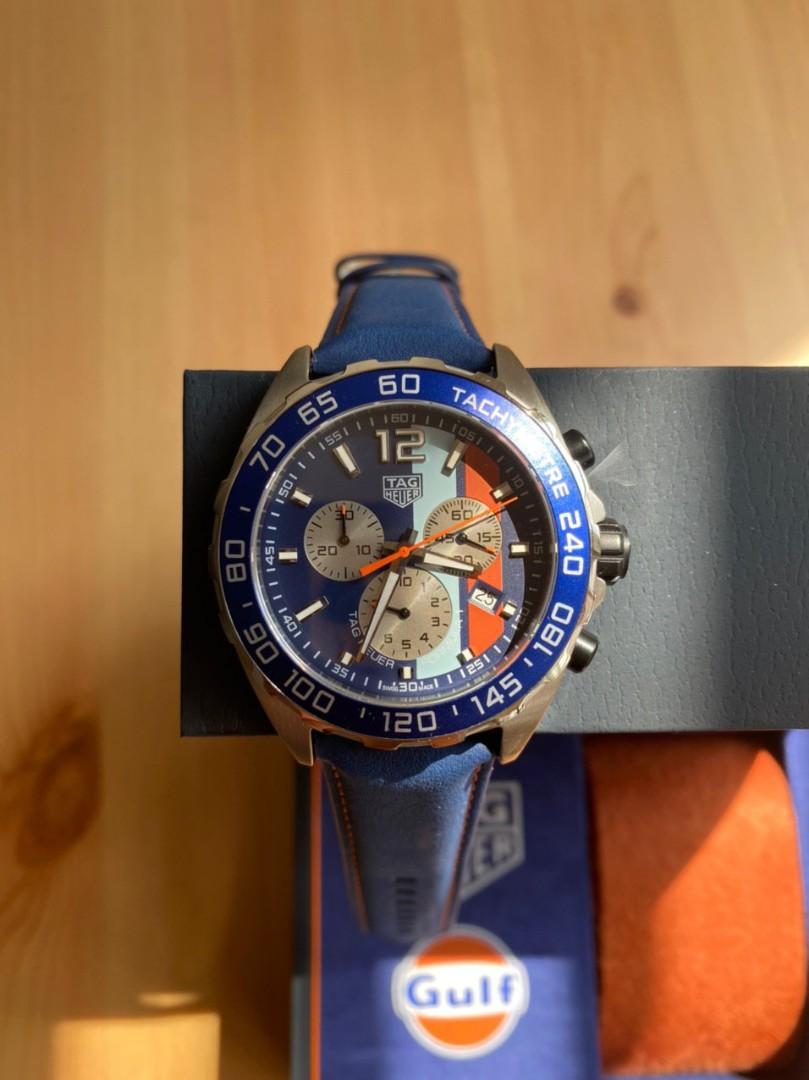 [ORIGINAL] TAG Heuer Formula 1 Quartz Chronograph Gulf Special Edition ...