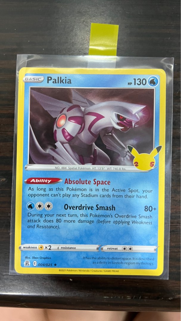 Palkia And Dialga Holo Celebrations Hobbies And Toys Toys And Games On Carousell