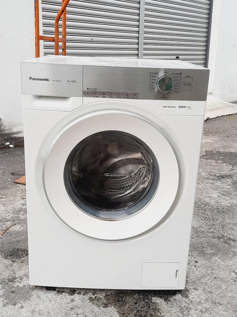 Panasonic inverter 9kg washer, TV & Home Appliances, Washing Machines and Dryers on Carousell