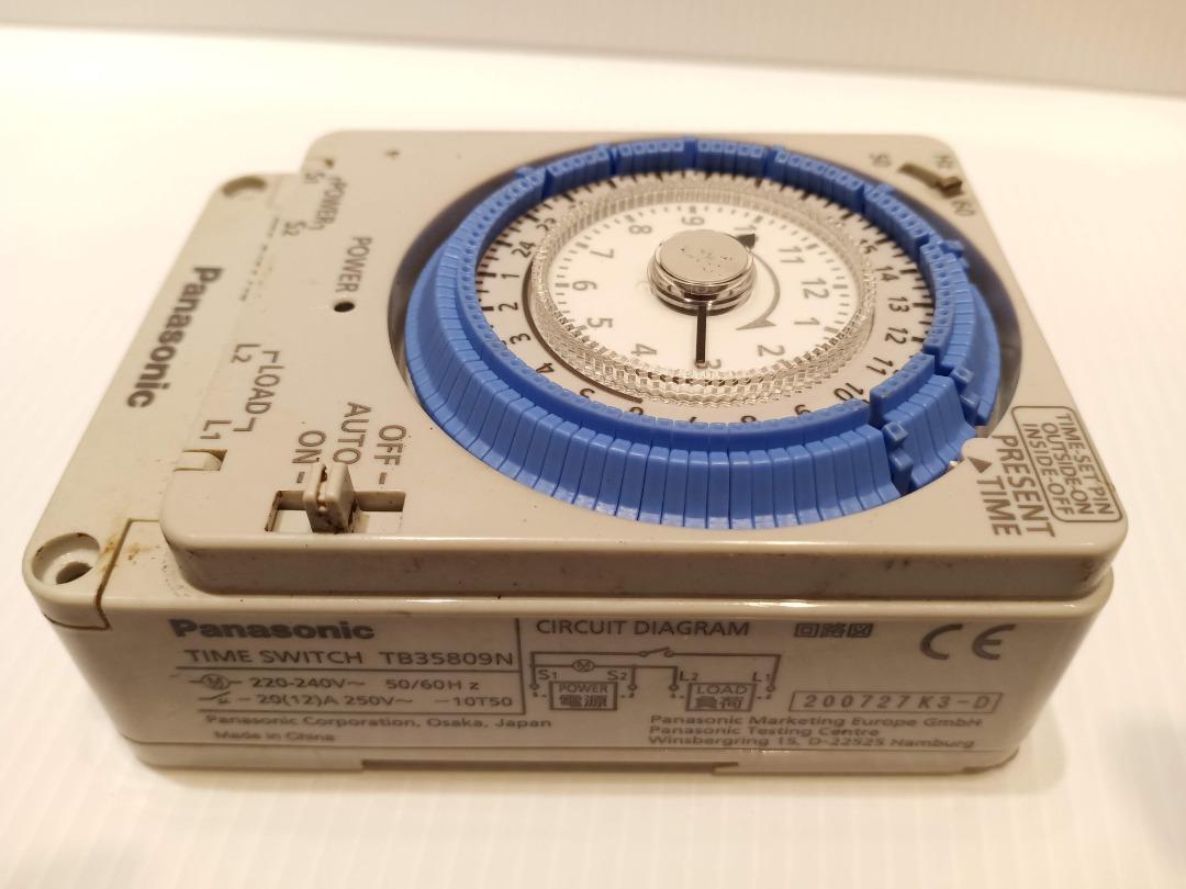 Panasonic TIME SWITCH TB35809N 國際牌定時器, 電腦及科技產品, 印表機及影印機在旋轉拍賣
