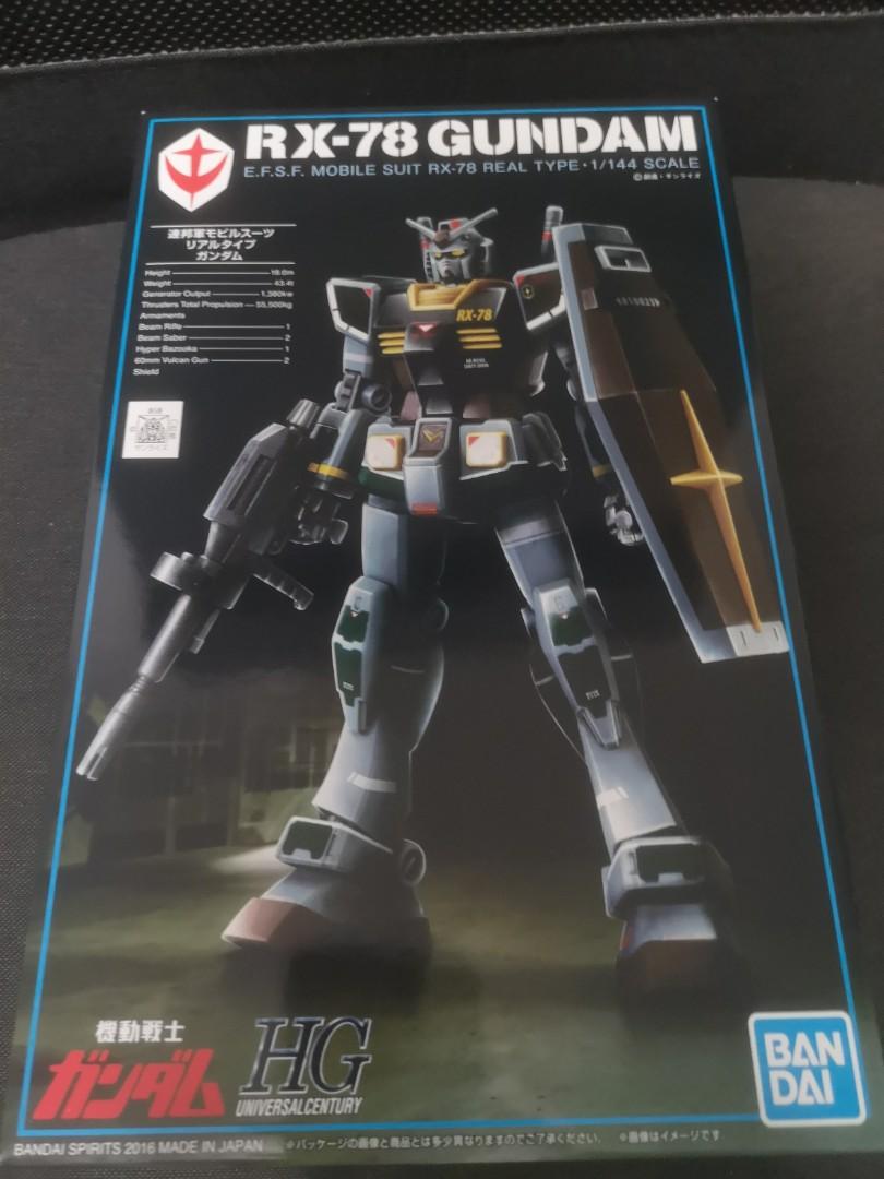 P-bandai RX-78-2 HG 21st Century Real type color Model kit Gunpla ...