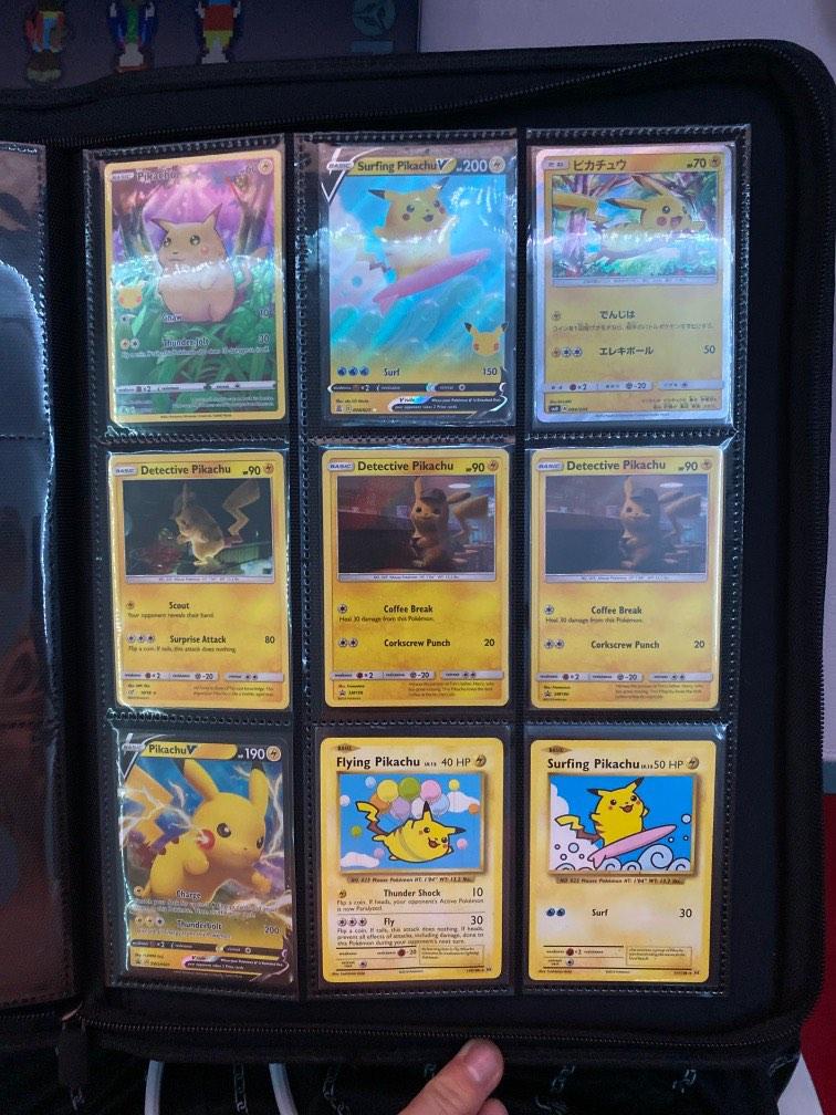 Pikachu collection cards, Hobbies & Toys, Toys & Games on Carousell