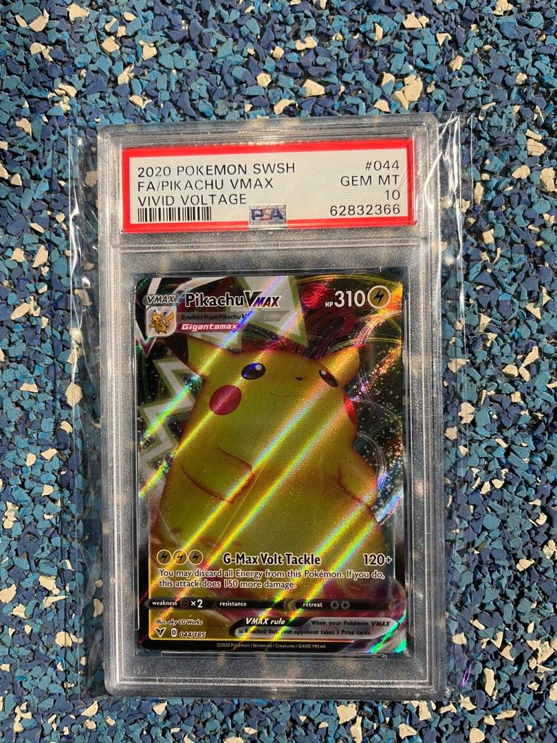 Pikachu VMAX Vivid Voltage PSA 10 Slab Pokemon TCG Charizard Silver ...