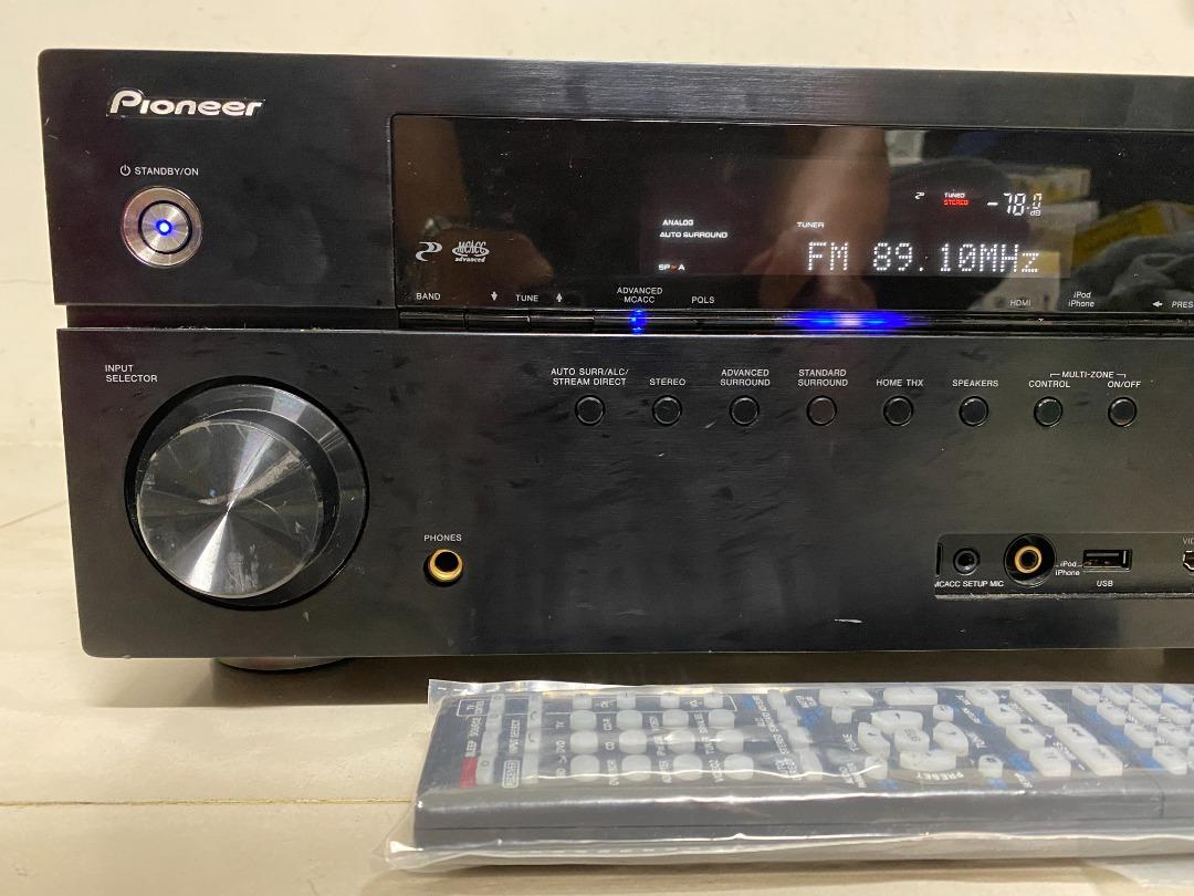 PIONEER VSX LX53 3D藍光/收音/AV環繞擴大機 家庭劇院 7.1聲道 有全新副廠遙控器~ 品項佳, 耳機及錄音音訊設備, Soundbar、揚聲器、藍牙喇叭、耳擴在旋轉拍賣