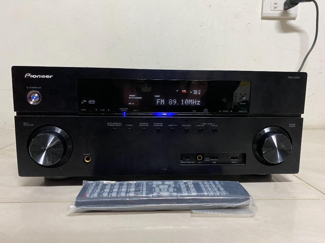 PIONEER VSX LX53 3D藍光/收音/AV環繞擴大機 家庭劇院 7.1聲道 有全新副廠遙控器~ 品項佳, 耳機及錄音音訊設備 ...