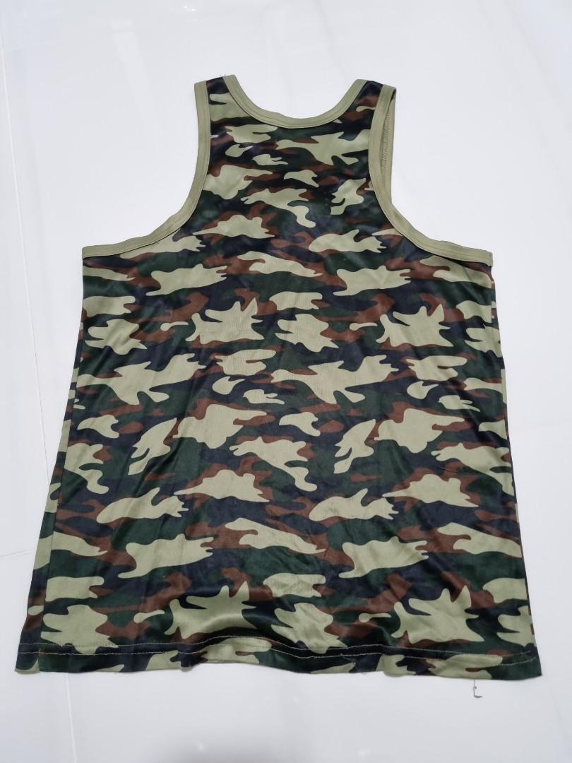 PLA China Army Singlet, Men's Fashion, Activewear on Carousell