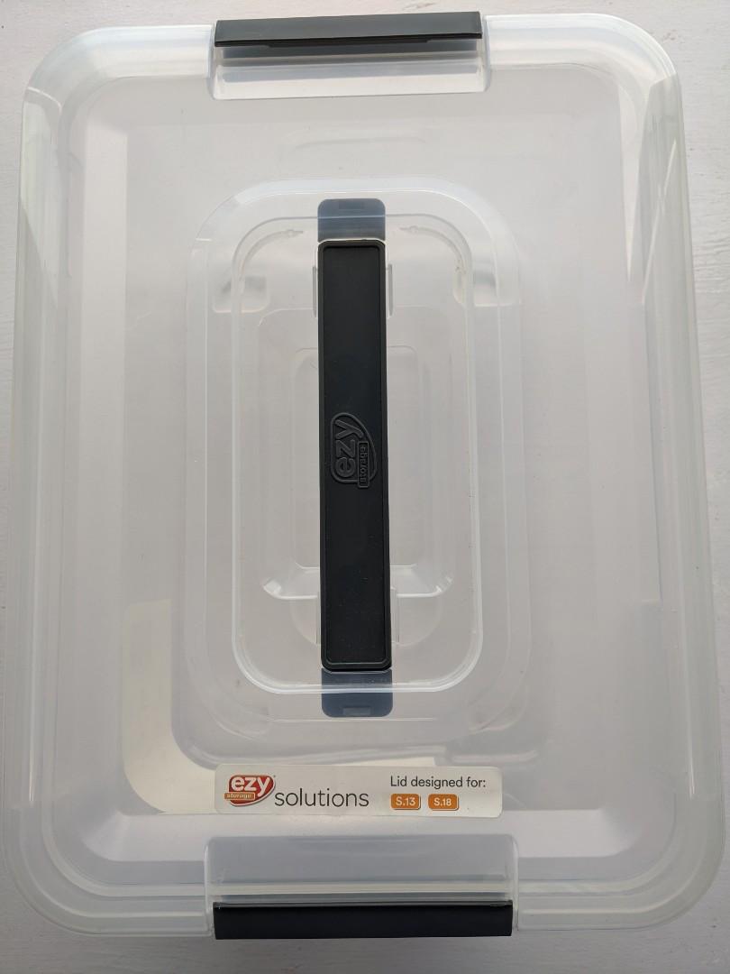Plastic storage tub box 13 litres organisation, Furniture & Home Living ...