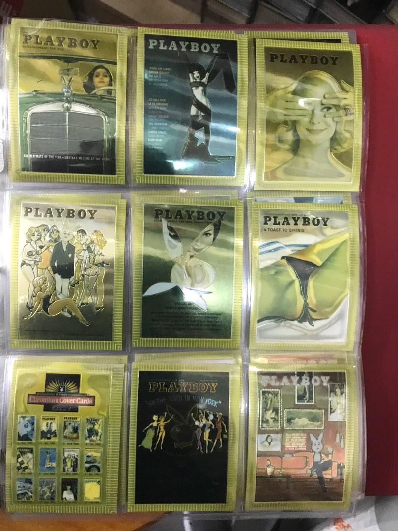 Playboy Chromium Caver Cards Full set 001-100, 興趣及遊戲, 收藏品及紀念品, 明星周邊 ...