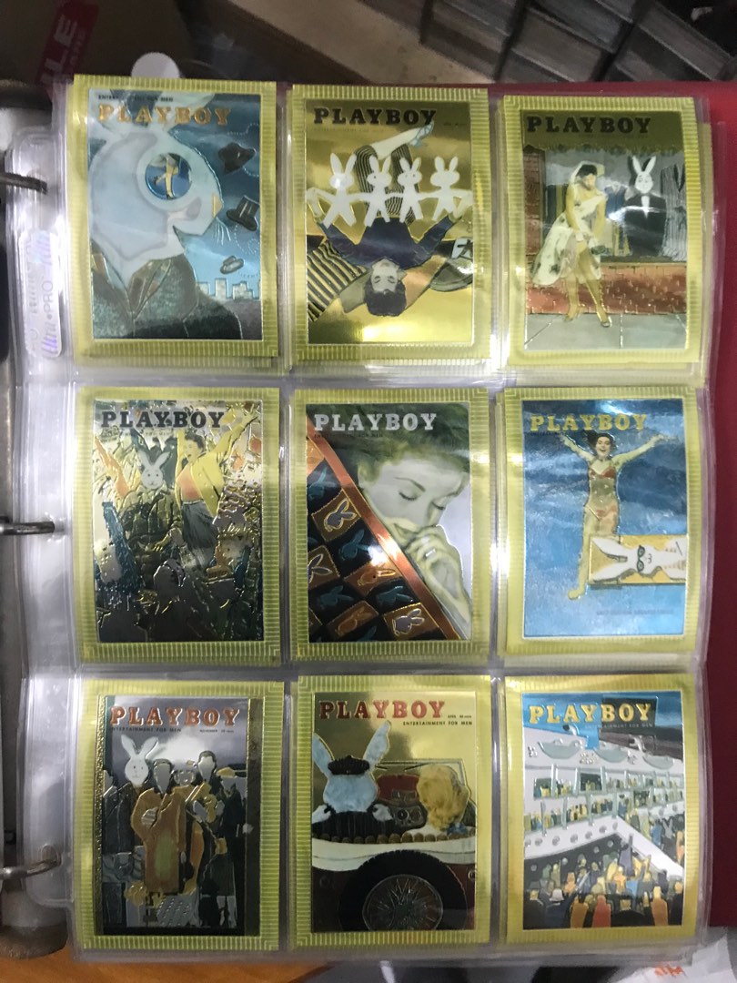 Playboy Chromium Caver Cards Full set 001-100, 興趣及遊戲, 收藏品及紀念品, 明星周邊 ...