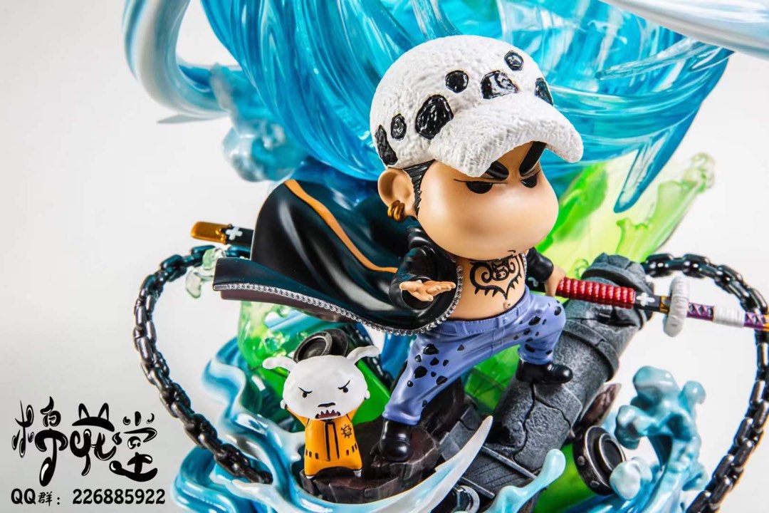 [PO close] Shin Crayon X One Piece|Shin chan X Law, Hobbies & Toys ...