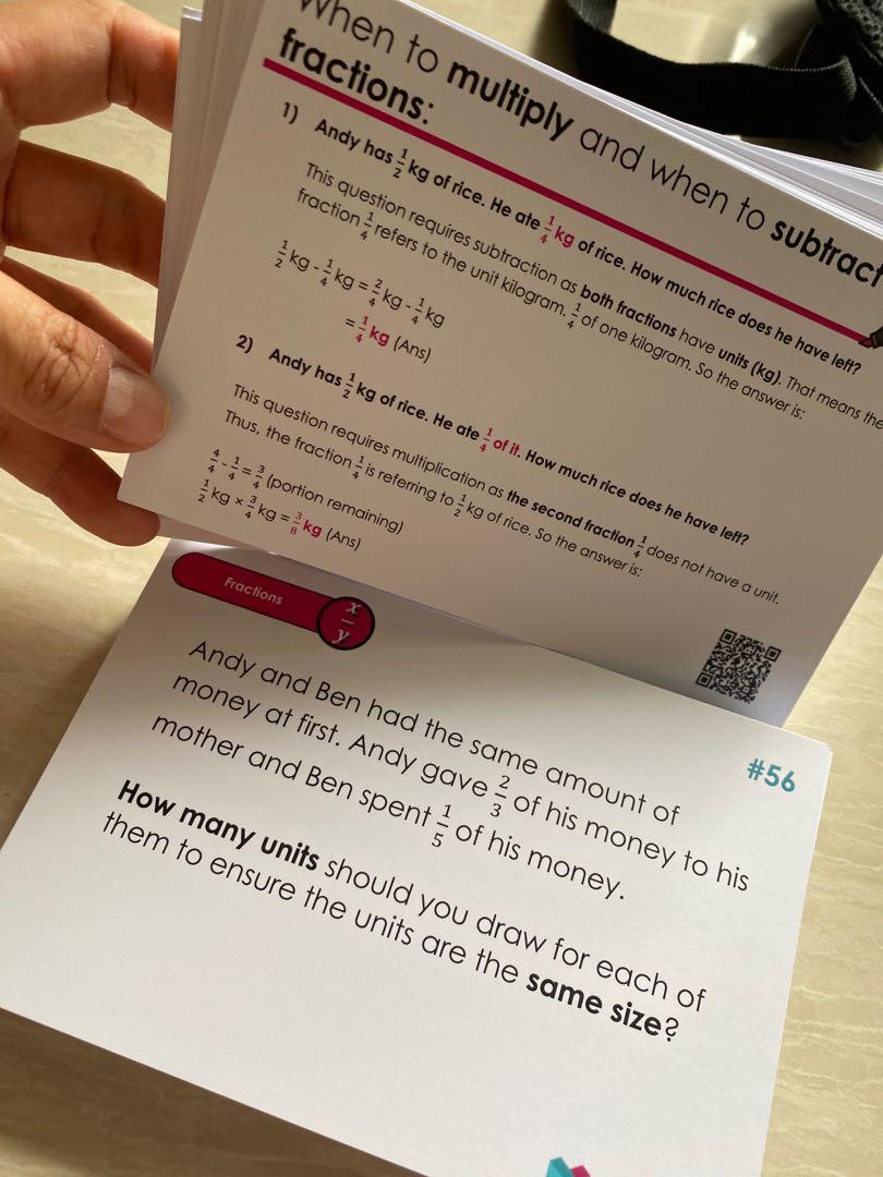 PolyMath PSLE Math Flashcards, Hobbies & Toys, Books & Magazines ...