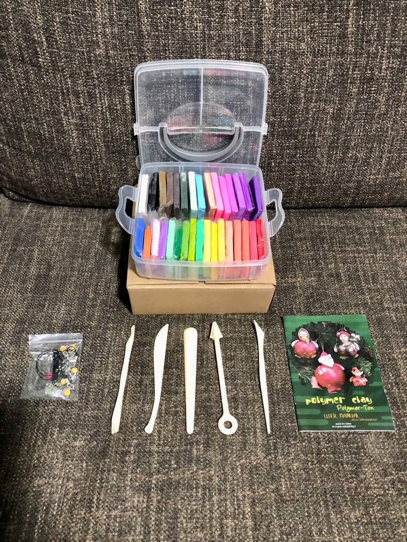 Polymer clay set/ Miniso Set, Hobbies & Toys, Stationery & Craft, Craft ...