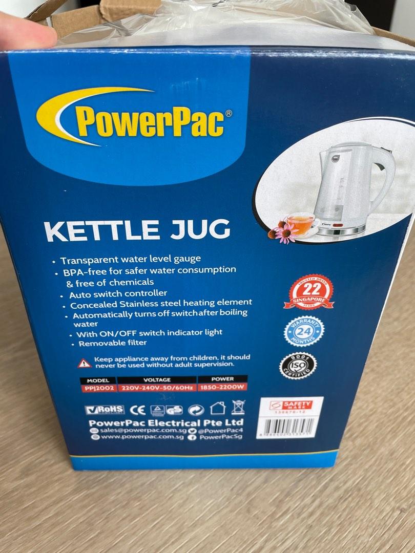 Power pac kettle jug 1.7L brand new, TV & Home Appliances, Kitchen ...