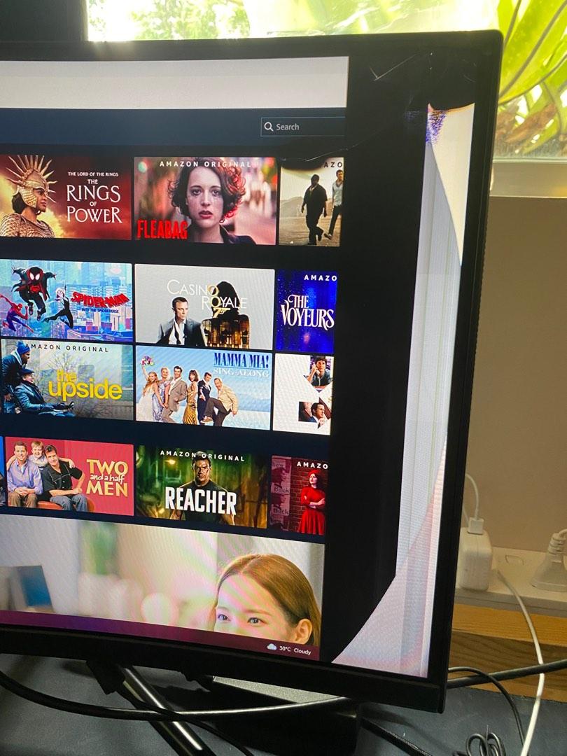 Prism 27 inch monitor (damaged), Computers & Tech, Parts & Accessories ...