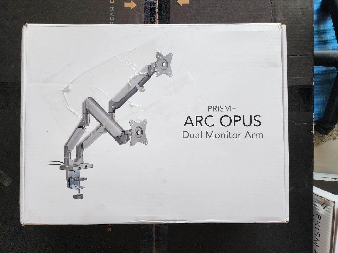 Prism+ Monitor Arm Arc Opus Dual, Computers & Tech, Parts & Accessories ...