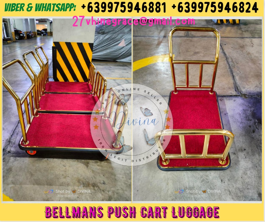 Push Cart Luggage hotel , lobby, condominium etc., Furniture & Home ...