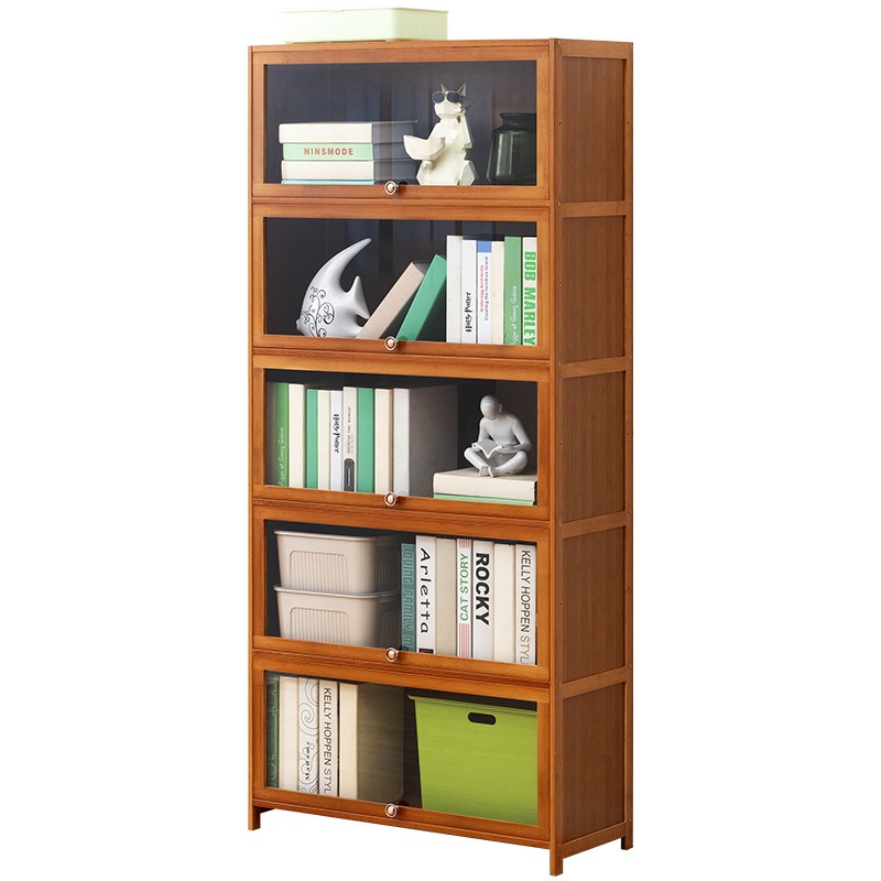 Quality Bookshelf Book Cabinet Walnut, Furniture & Home Living ...
