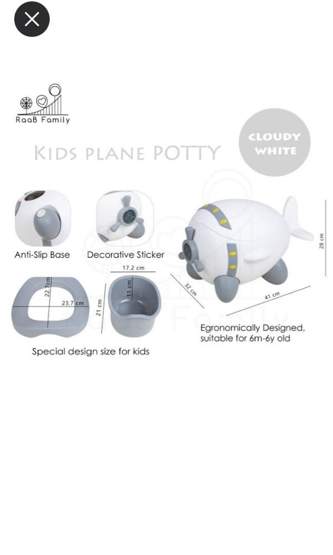 RaaB Family Airplane Potty, Babies & Kids, Bathing & Changing, Toilet ...
