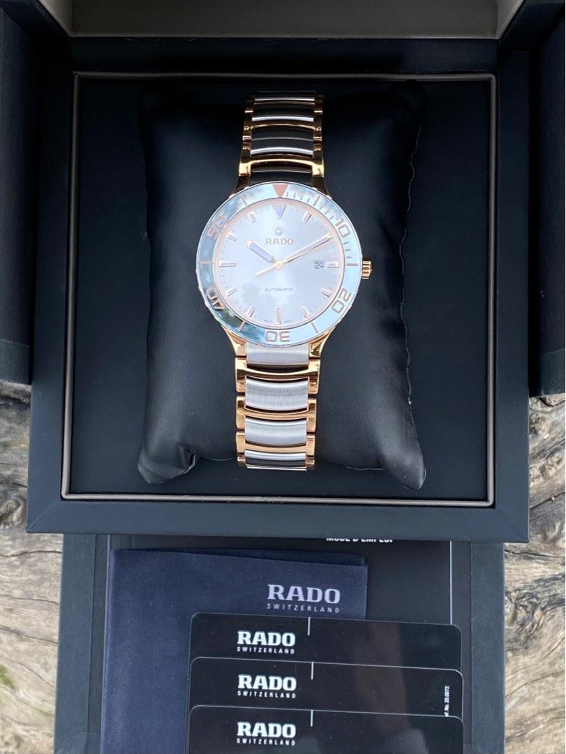 RADO Centrix XL Sport Ceramic Silver Date 42mm, Luxury, Watches on ...