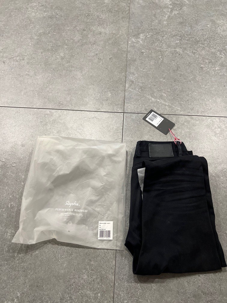 Rapha premium denim black slim fit 28s, Men's Fashion, Bottoms, Jeans ...