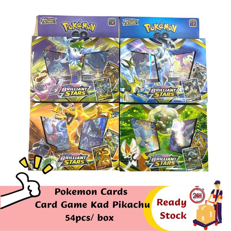 Ready stock Pokemon Cards Card Game Kad Pikachu 54pcs/ box, Hobbies ...