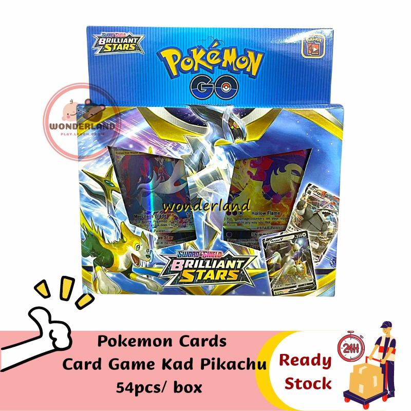 Ready stock Pokemon Cards Card Game Kad Pikachu 54pcs/ box, Hobbies ...