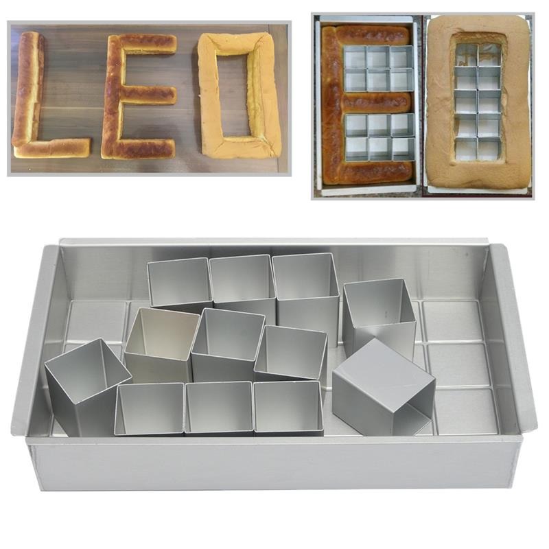 Rectangular Cake Letter Baking Pan, Furniture & Home Living ...
