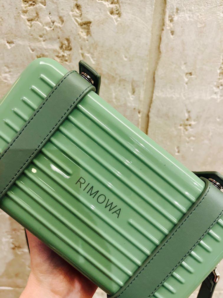 Rimowa Personal Crossbody in Bamboo Green - Full Set SG receipt, Luxury ...