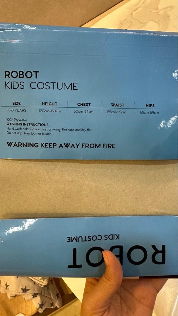 Robot costume kids 6-8yo (for rent), Babies & Kids, Babies & Kids ...