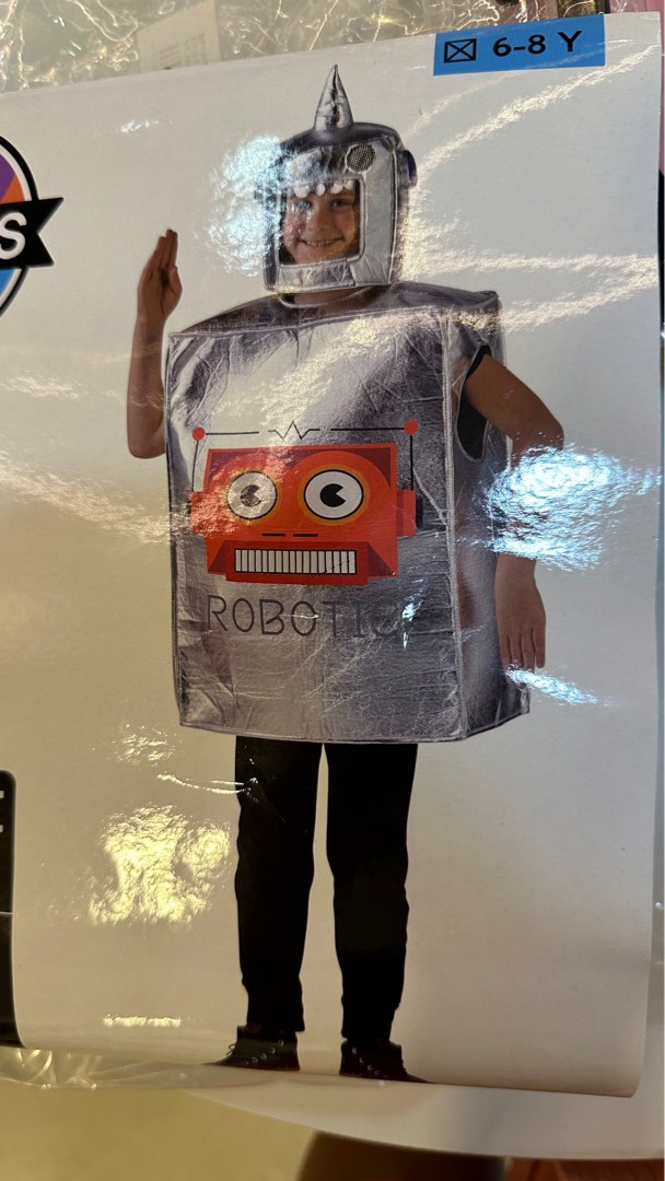 Robot costume kids 6-8yo (for rent), Babies & Kids, Babies & Kids ...
