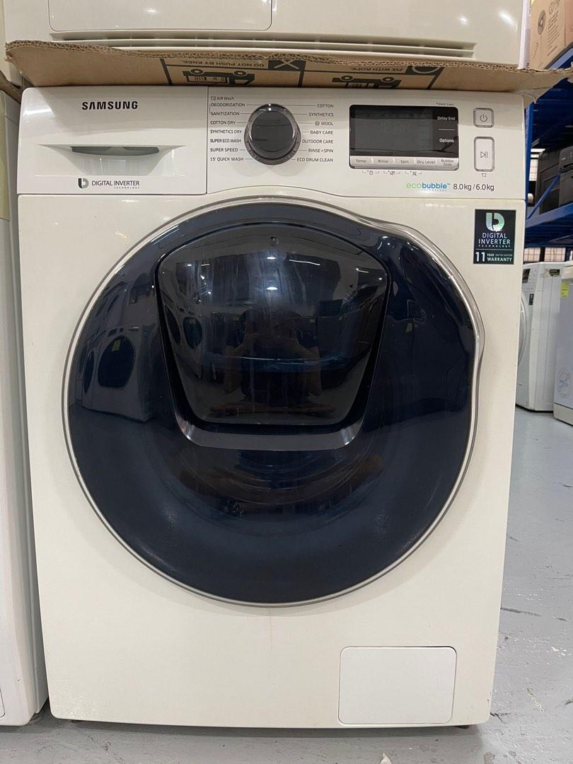 SAMSUNG ADD CLOTHES COMBO WASHING AND DRYER 8kg/6kg, TV & Home ...
