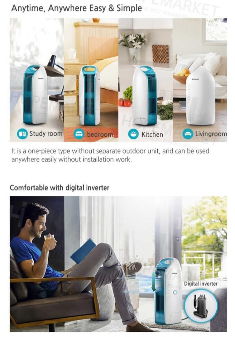 Samsung Smallest Portable Digital Inverter Air Conditioner - Coolpresso ...