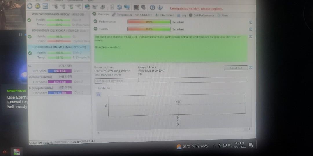 Seagate 1 terabyte external hard drive 3.0, Computers & Tech, Parts ...