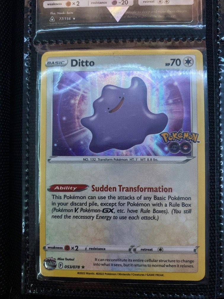 Secret Rare ditto, Hobbies & Toys, Toys & Games on Carousell